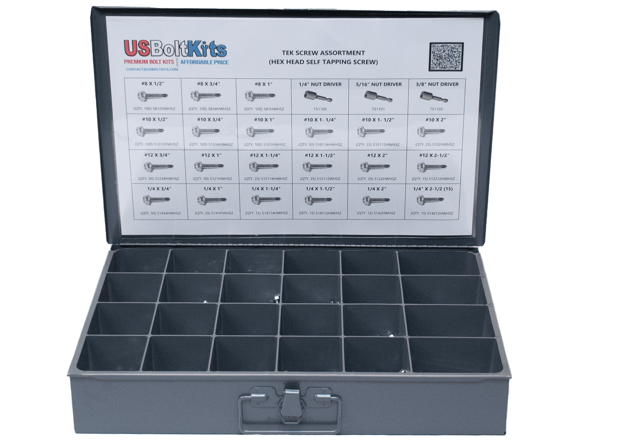 1028 Tek Screw Drawer (Self-Drilling) – US Bolt Kits