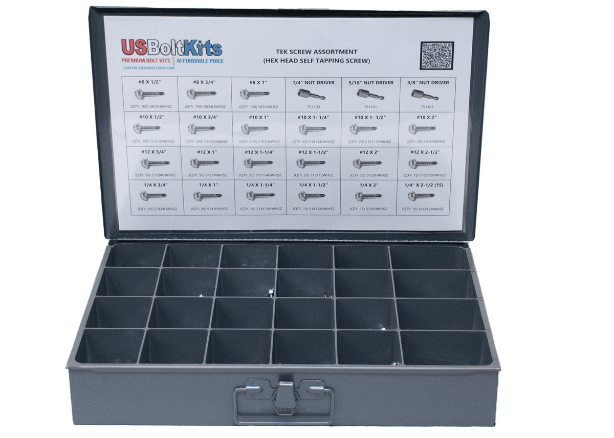 1028 Tek Screw Drawer (Self-Drilling) – US Bolt Kits