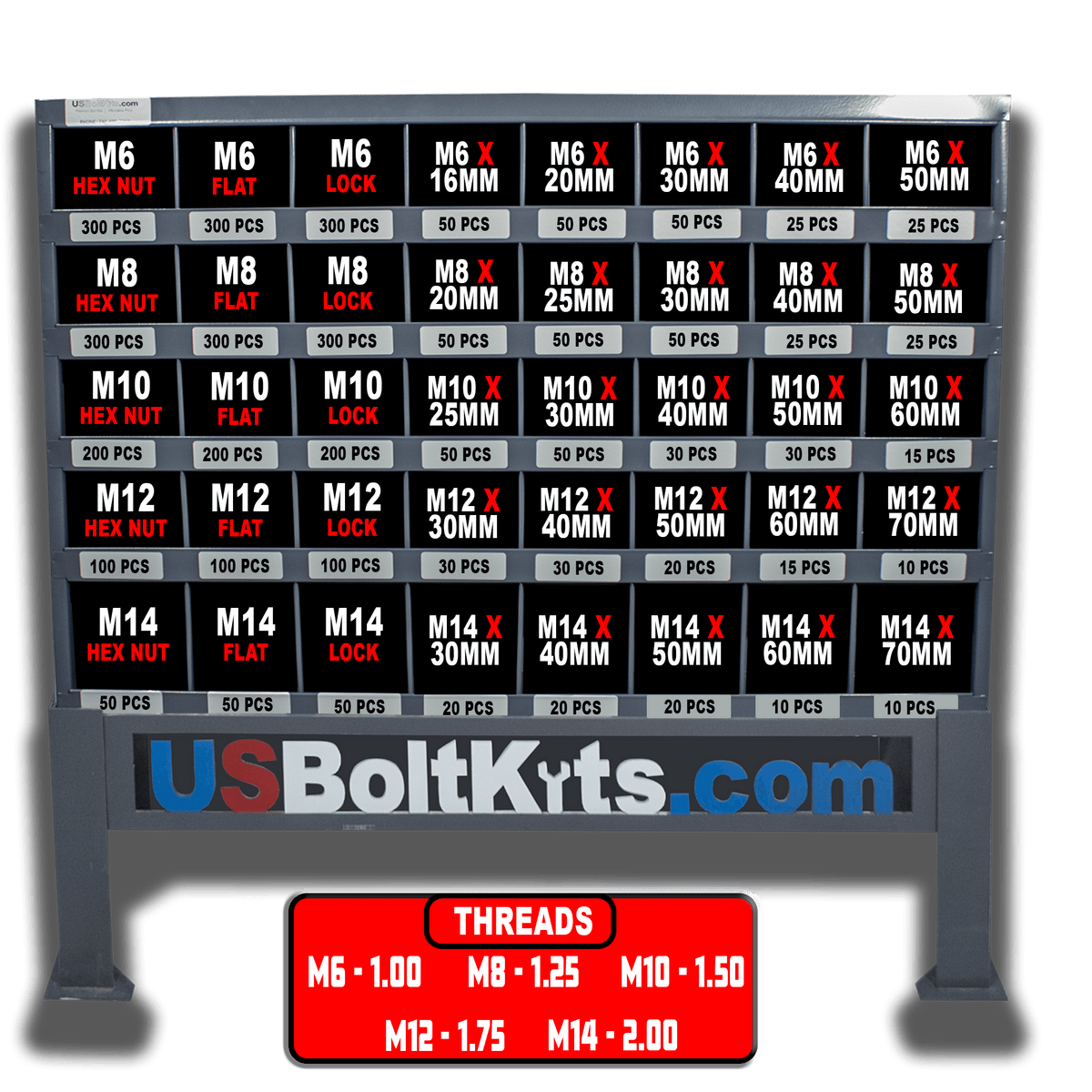 7200+ Piece Pick 2, 3000 Series Bin Kits Bundle – US Bolt Kits