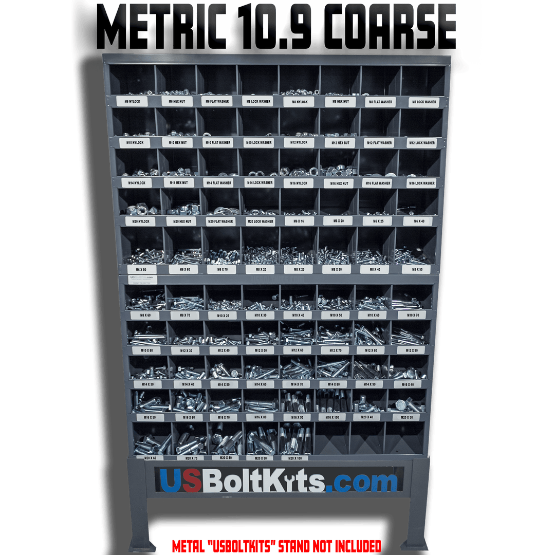 5000 Series Bin Kit Assortments Grade 8, 5, Fine Thread, Metric 8.8 and ...