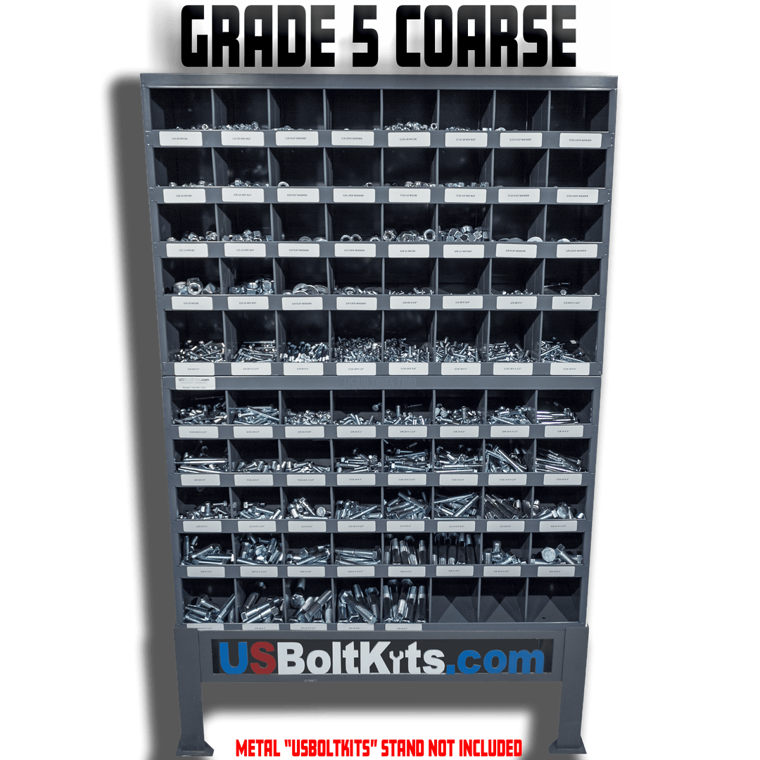 5000 Series Bin Kit Assortments Grade 8, 5, Fine Thread, Metric 8.8 and ...